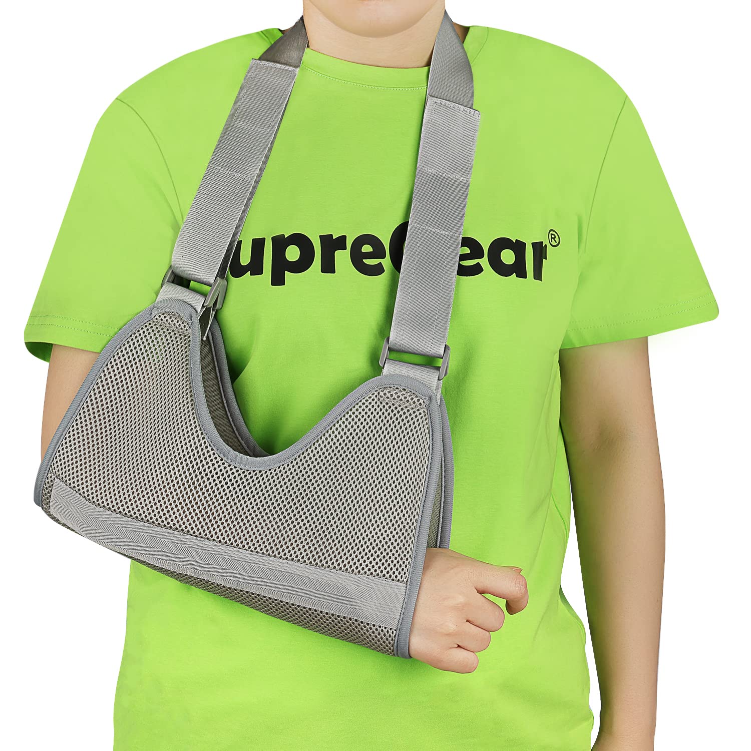 Supregear Mesh Arm Sling Shoulder Immobilizer Adjustable Breathable Arm ...