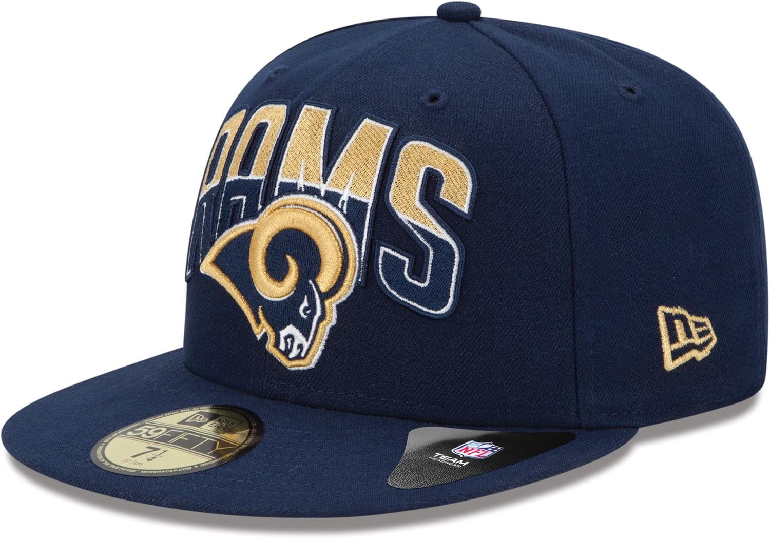 Amazon.com : NFL St. Louis Rams 2013 Draft 59FIFTY Fitted Cap Blue, 8 1 ...