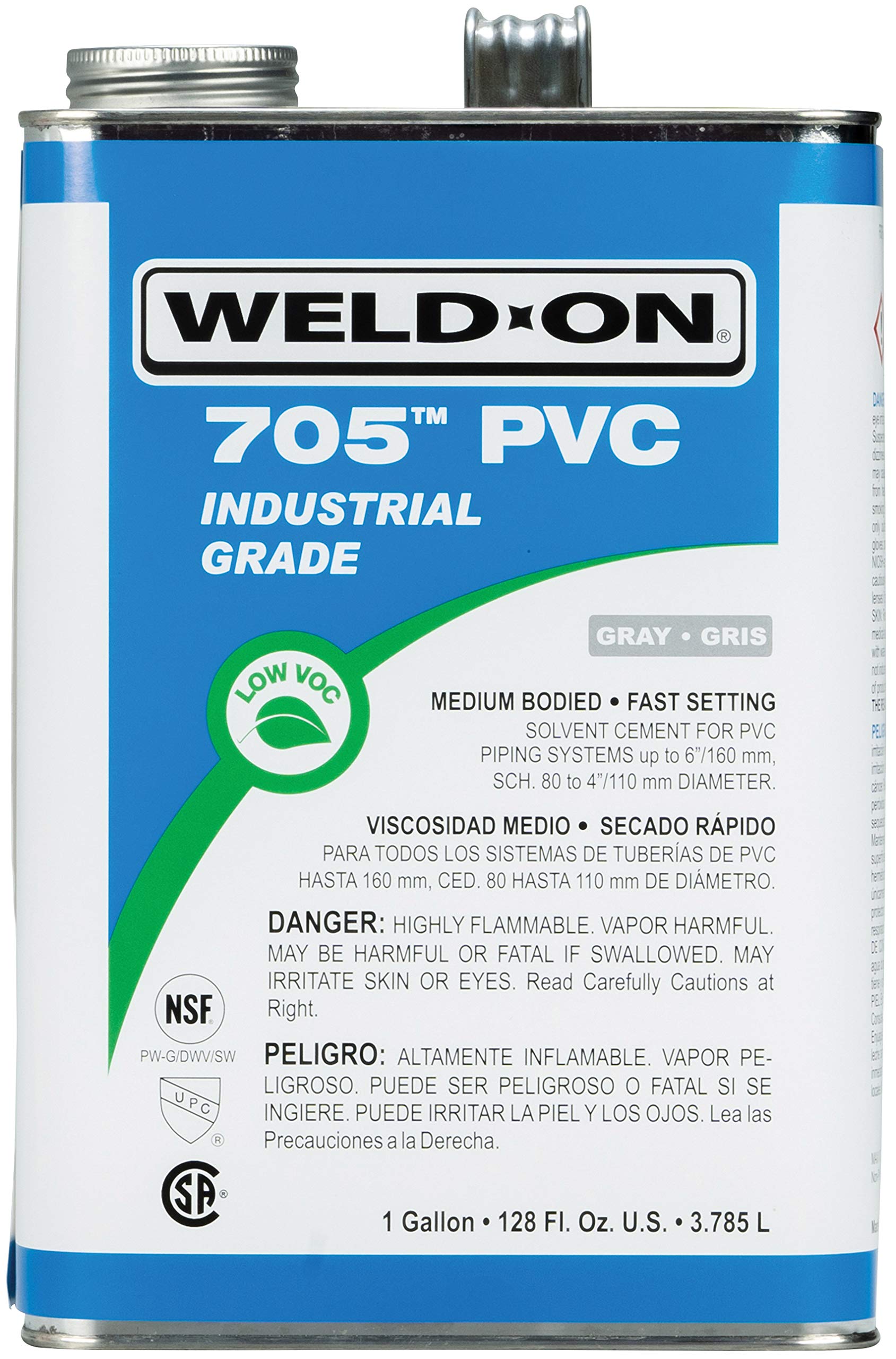 Buy Weld-On 10086 705 Industrial Grade PVC Medium-Bodied High Strength ...