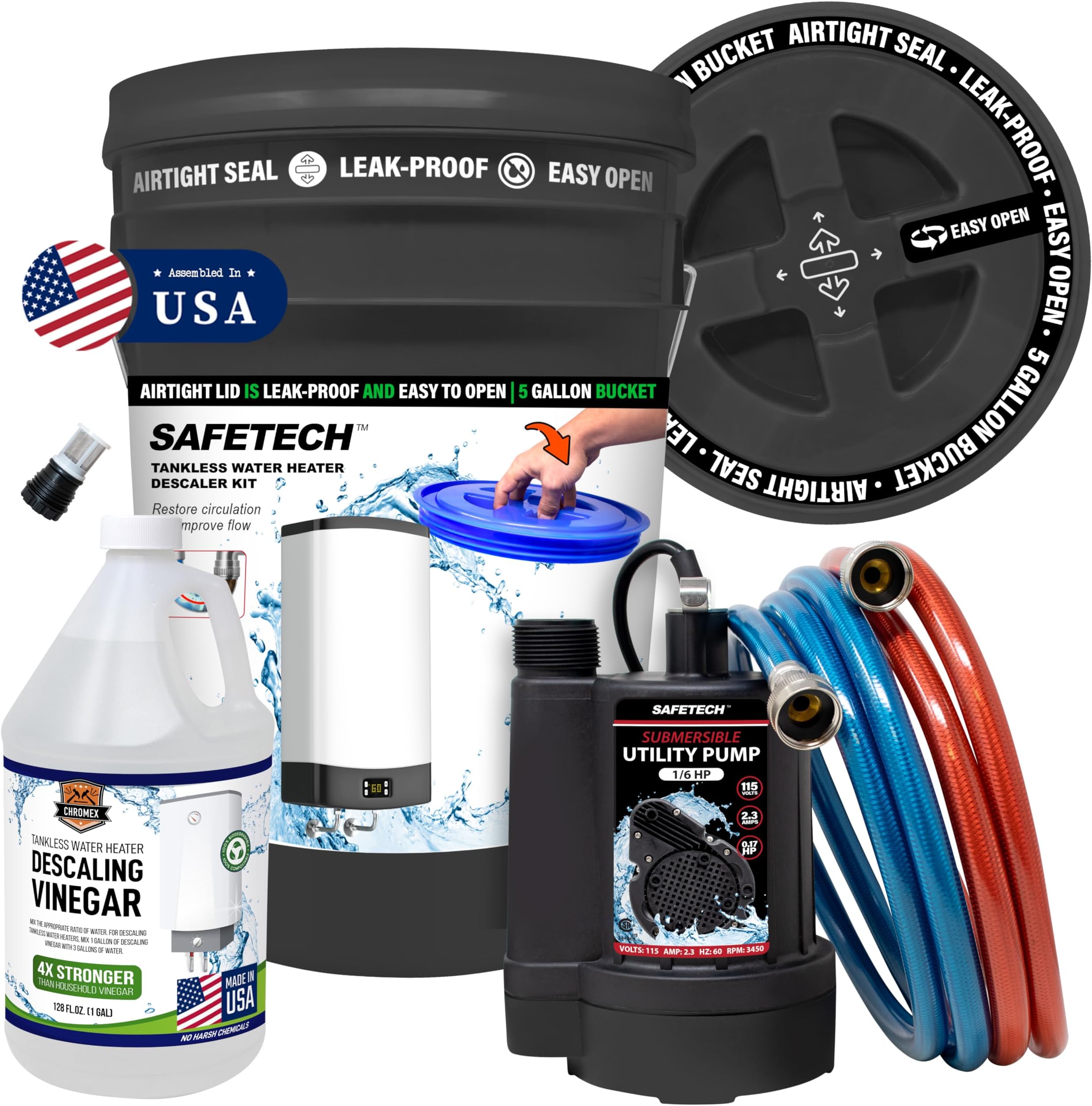 Sediment Buster - Water Heater Tool UL Verified V699054 – Flushes ...