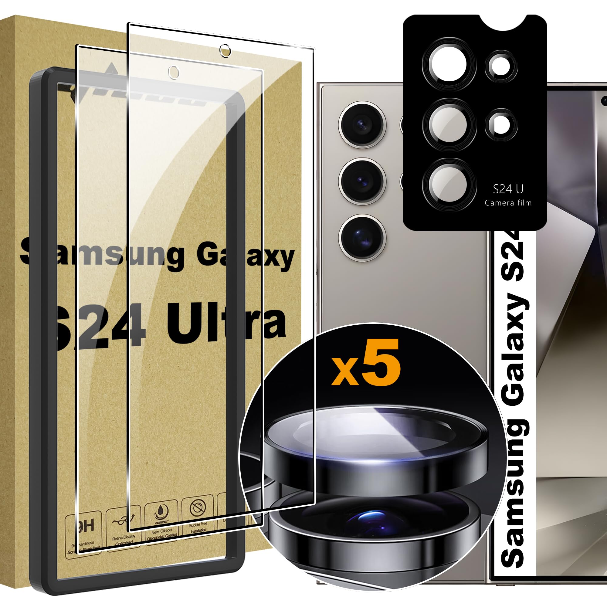 Snapklik.com : Suttkue For Samsung Galaxy S24 Ultra Screen Protector(68)