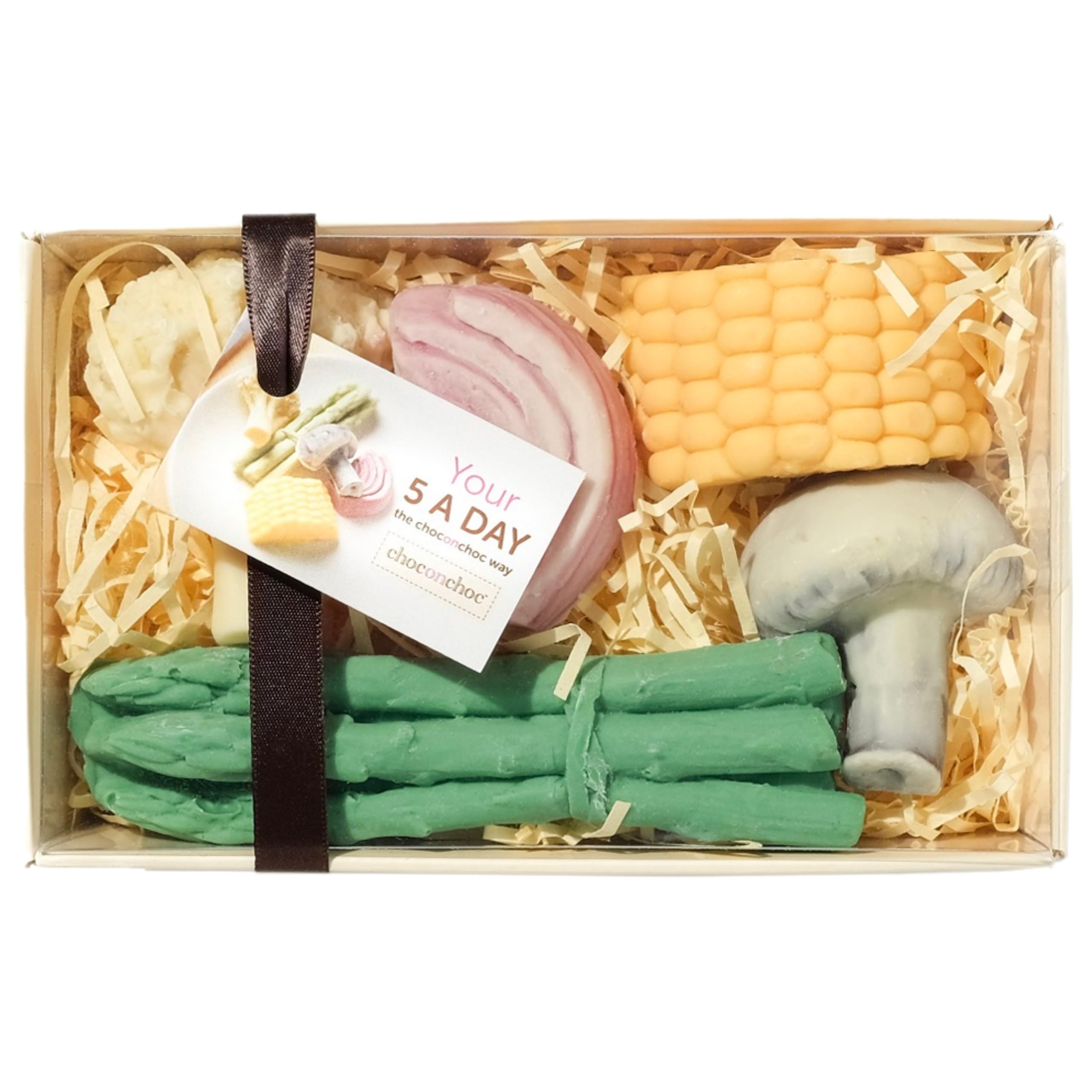 Choc on Choc Chocolate Vegetables 5 a Day Gift Box | Handmade Solid ...