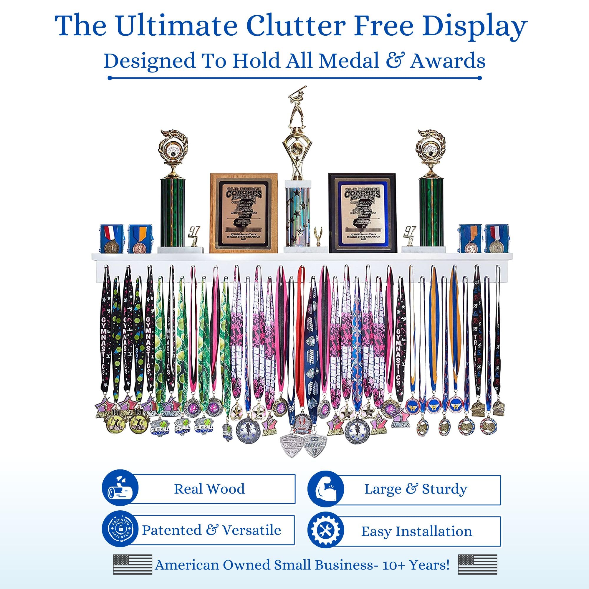 Snapklik.com : 4ft- Medal Awards Rack Premier Medal Hanger Display Rack ...