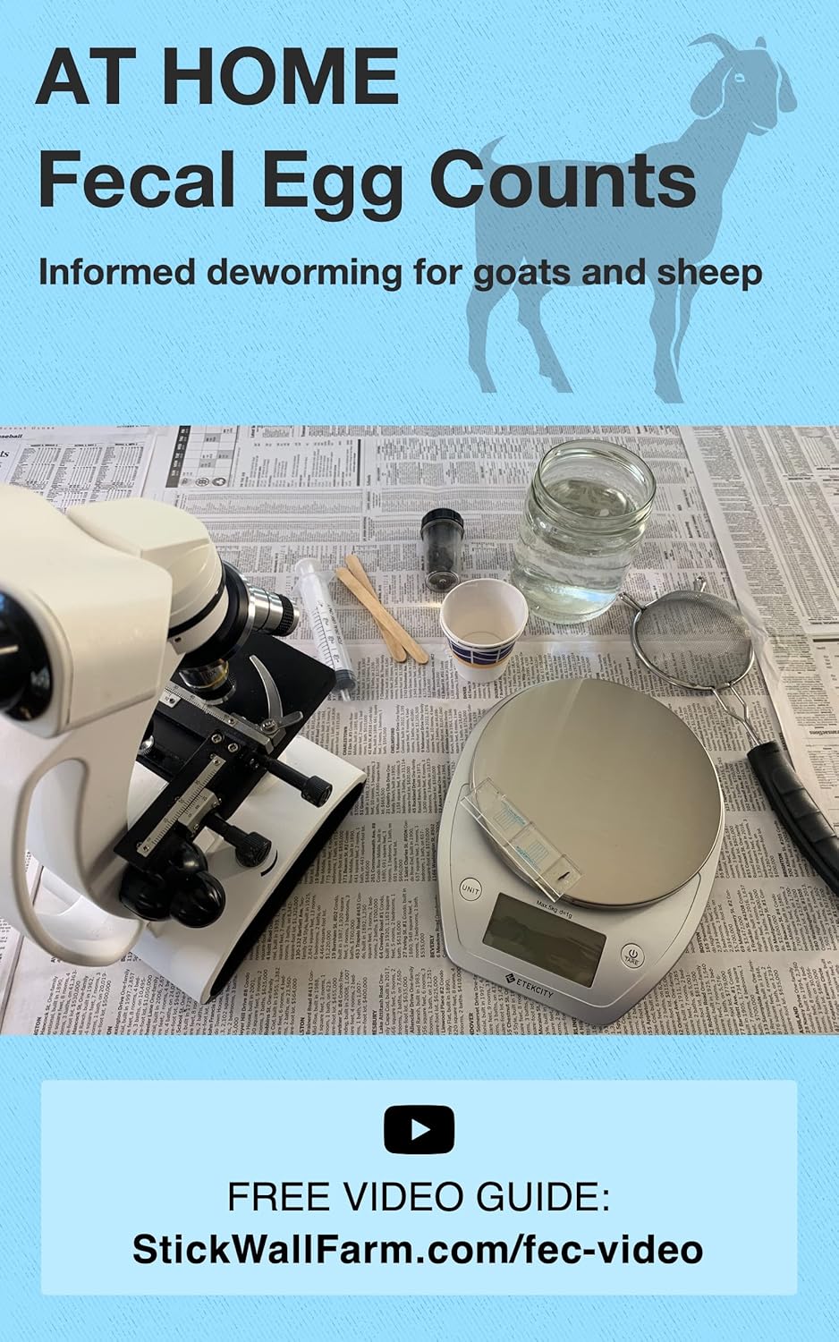 At Home Fecal Egg Counts: Informed deworming for goats and sheep eBook : B., Susan: Amazon.in ...