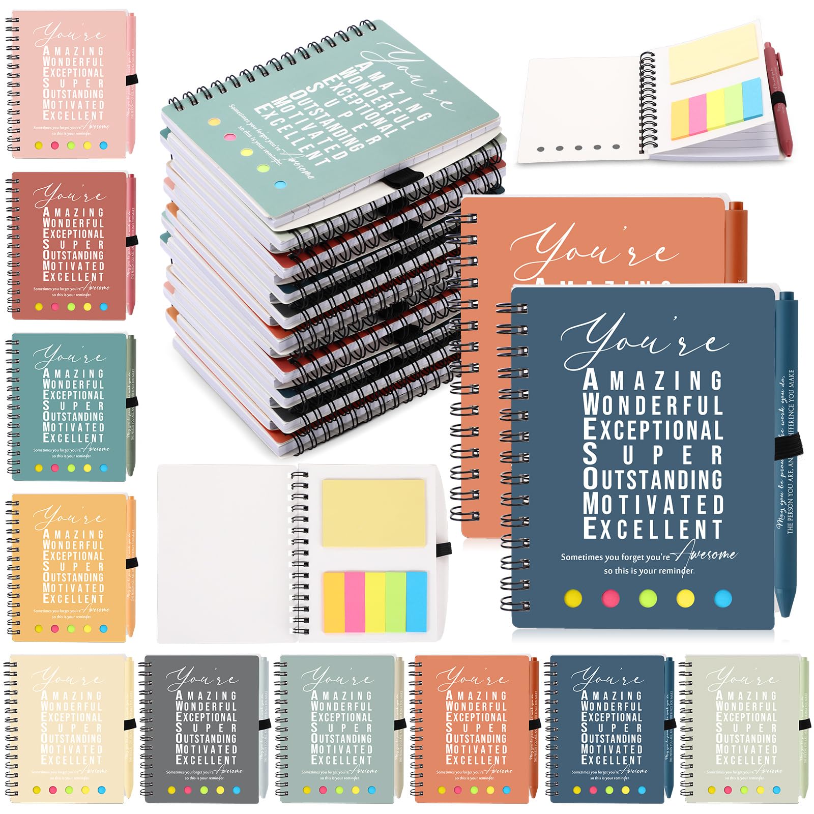 Amazon.com : Jetec 25 Sets Team Employee Appreciation Gifts Bulk Office ...