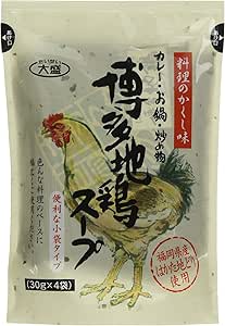 Amazon | [大盛食品] 博多 地鶏 スープ 120g(30g×4袋) × 3 | 大盛食品 | スープ 通販