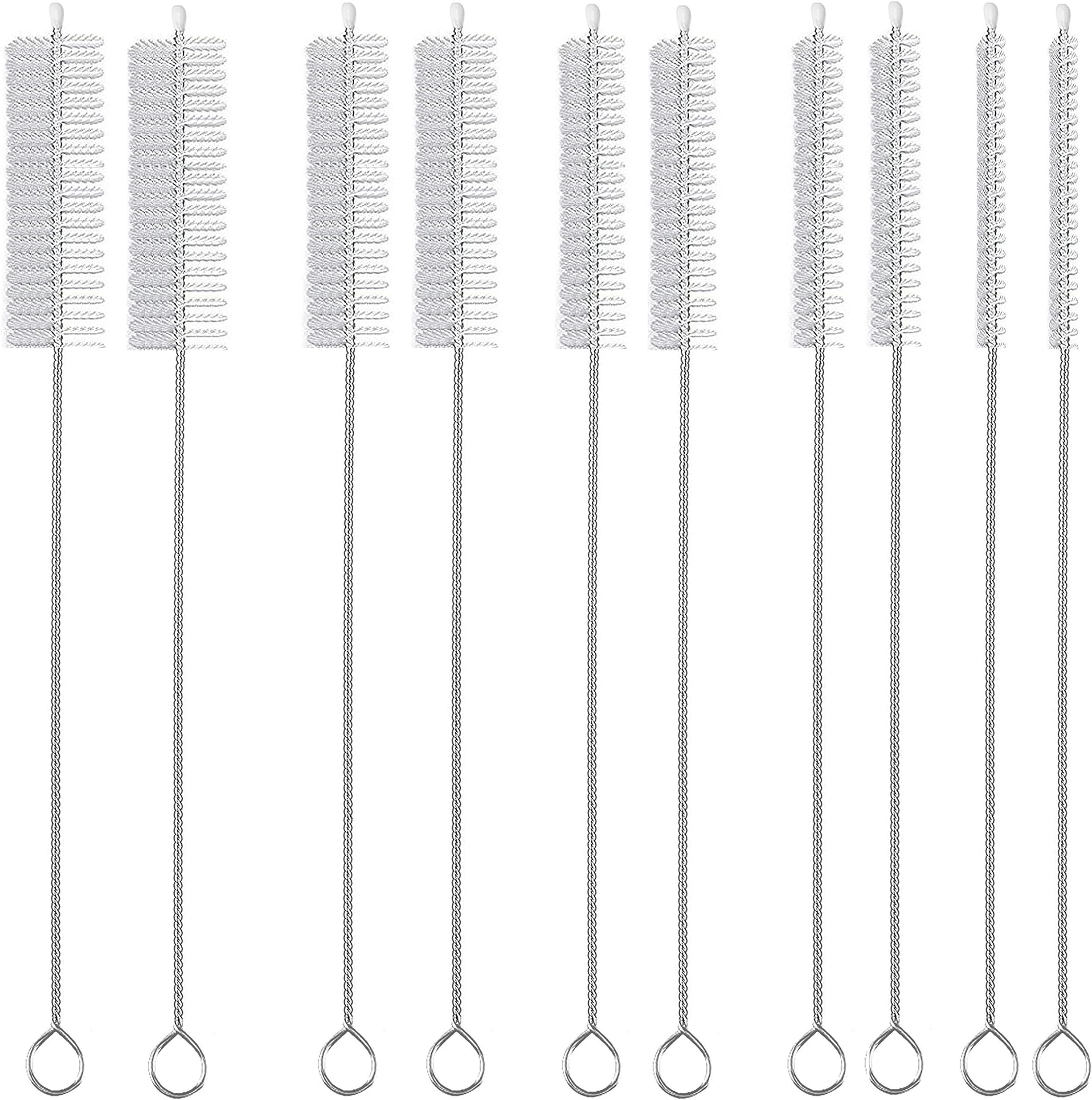 Amazon.com: AFUUFA Straw Cleaner Brush Long 10 inch, 10-PCS Straw Brush ...
