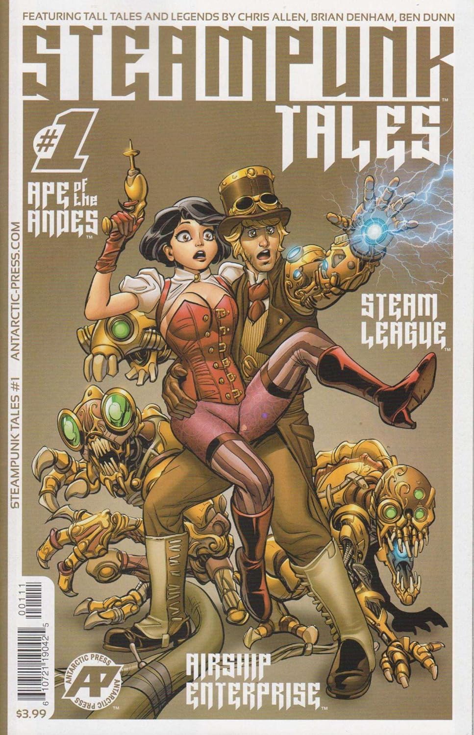 Amazon.com: Steampunk Tales #1 VF ; Antarctic comic book | Airship ...