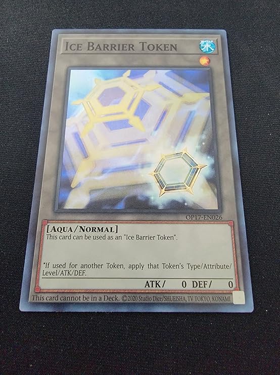 Amazon.com: Yu-Gi-Oh! Ice Barrier Token - OTS Tournament Pack 17 ...