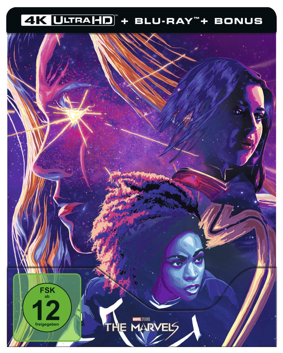 The Marvels - Steelbook (4K Ultra HD) (+ Blu-ray): Amazon.it: Larson ...