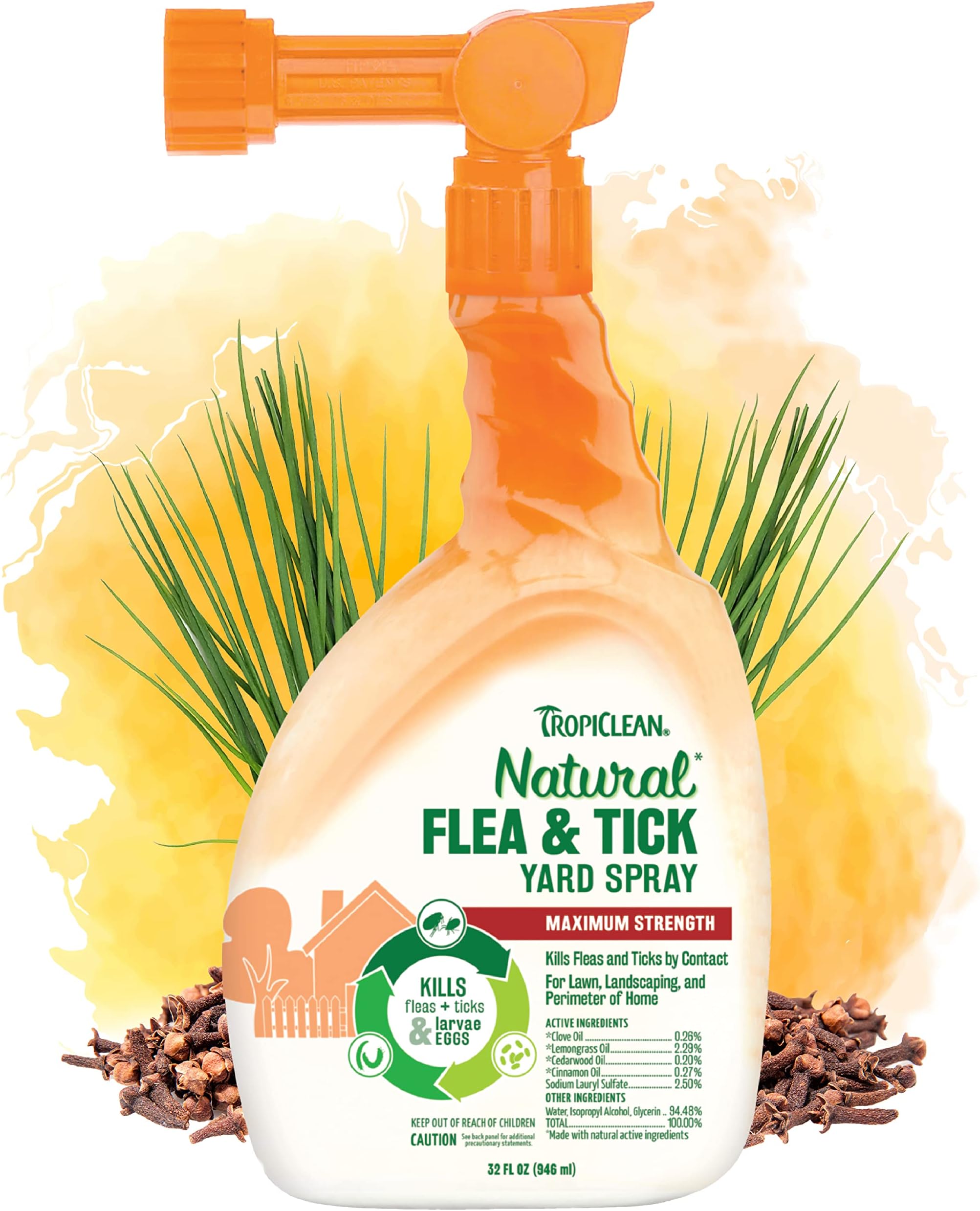 Amazon.com : Adams Plus Flea & Tick Yard Spray and Home Spray : Pet ...