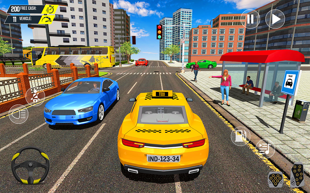 Crazy Taxi Driving Games: NY City Taxi Driver Games - Modern Cab Car ...