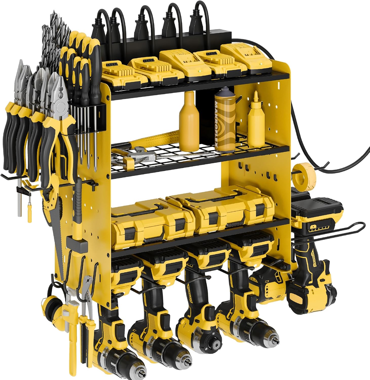 Sttoraboks Modular Power Tool Organizer with Charging Station, Wall ...
