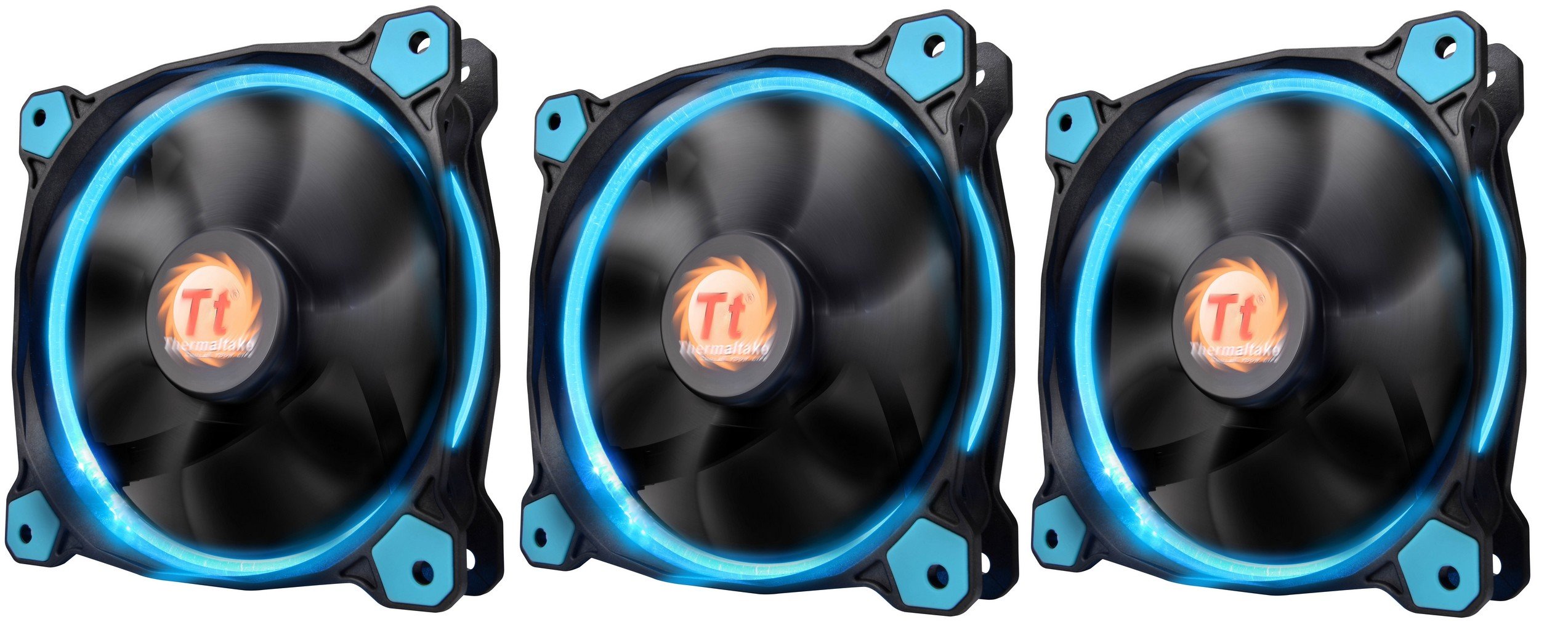 Buy Thermaltake Riing 12 High Static Pressure LED Radiator Fan (3 Fans ...