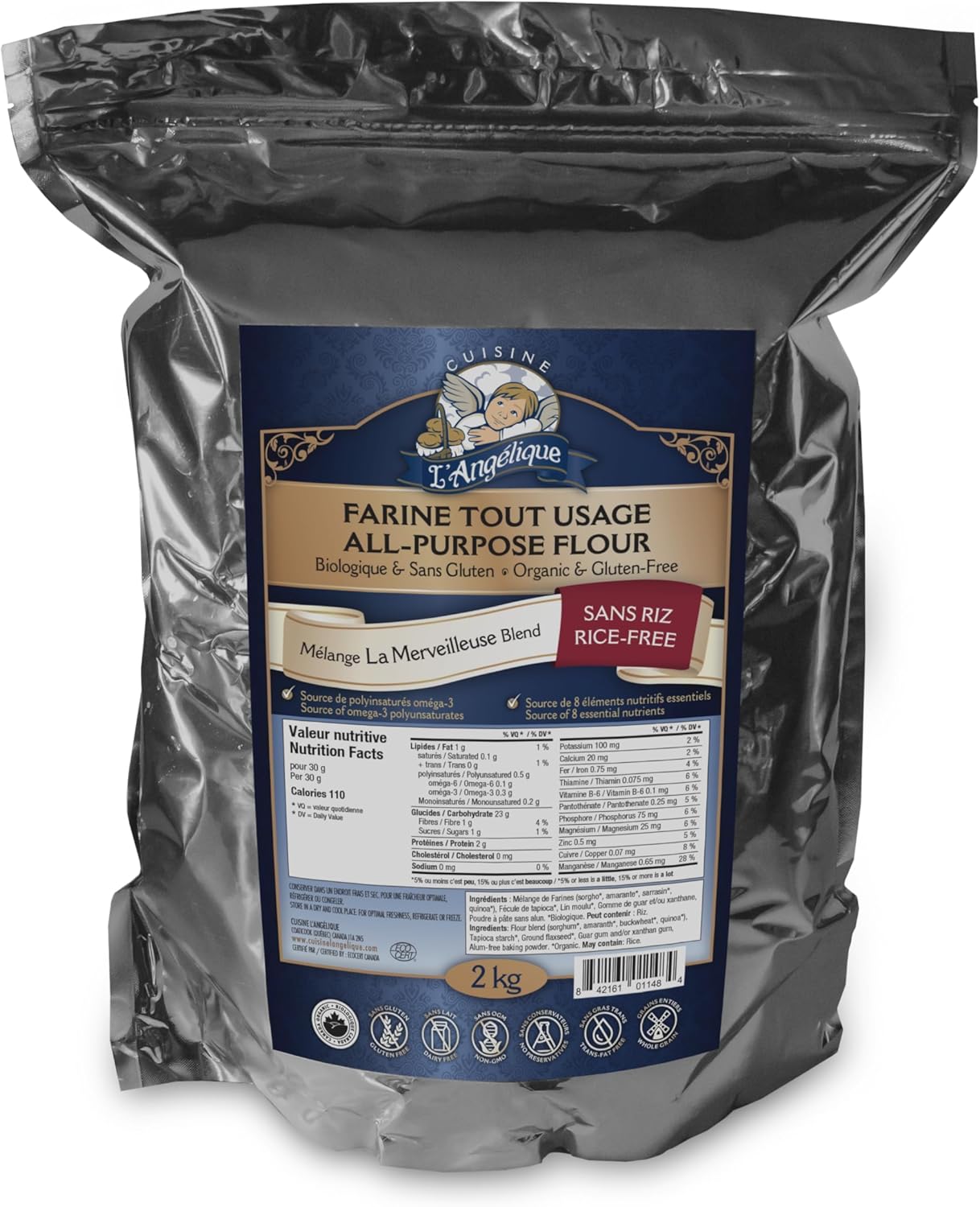 Cuisine L'Angelique La Merveilleuse Rice-Free All-Purpose Flour ...