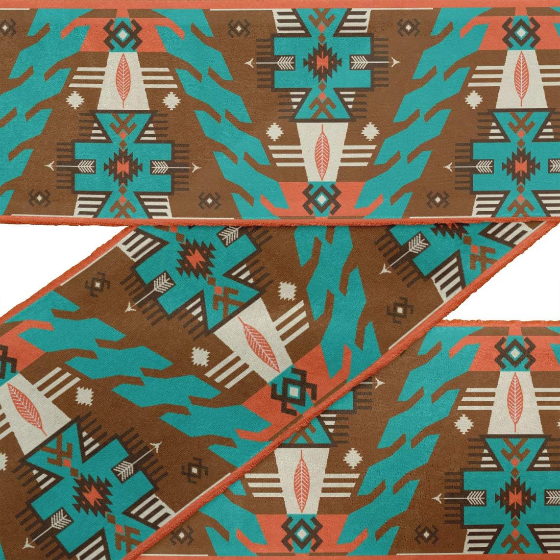 Amazon.com: IBA Indianbeautifulart Brown Aztec Southwestern Ribbon Trim ...