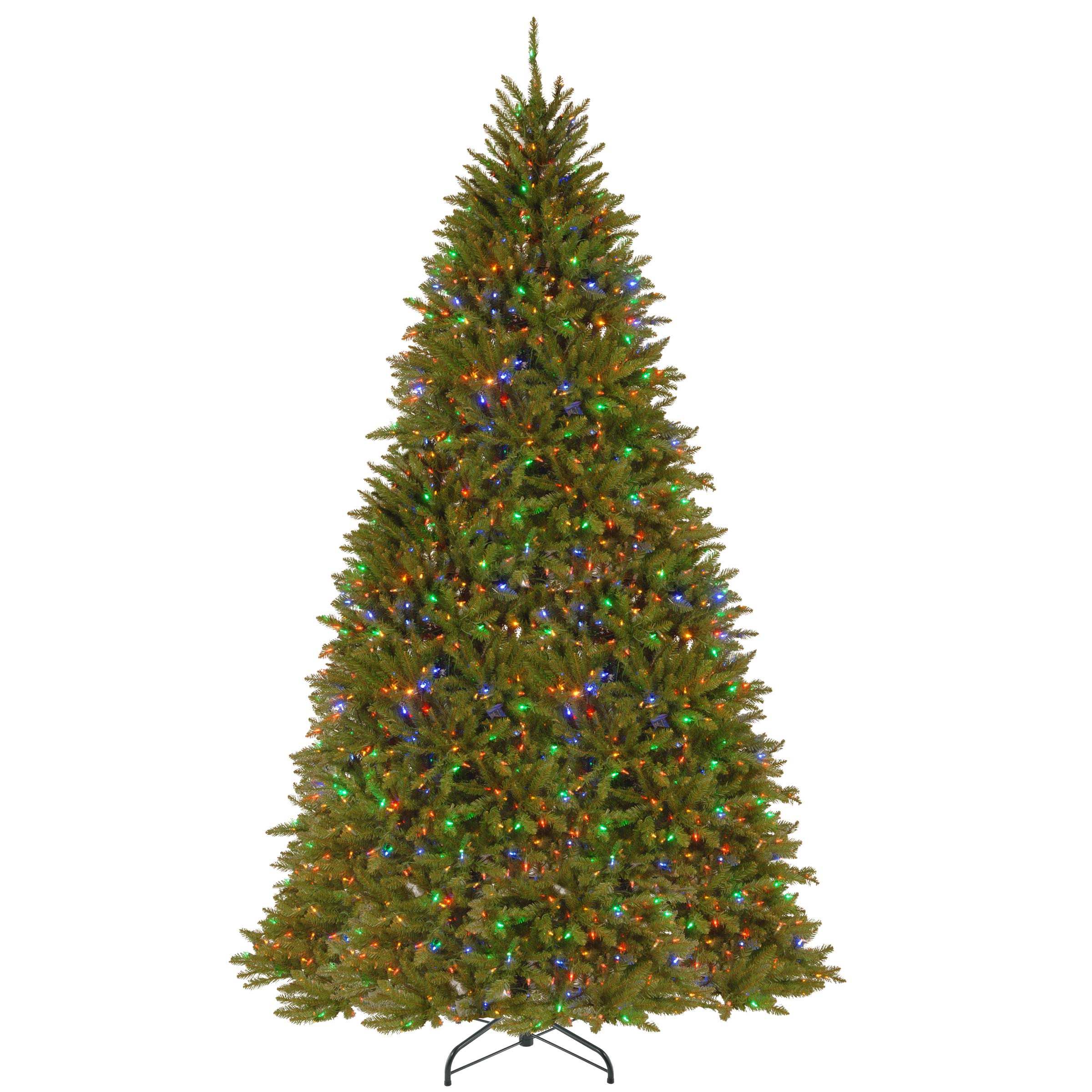 National Tree Company Pre-Lit Artificial Full Christmas Tree, Green ...