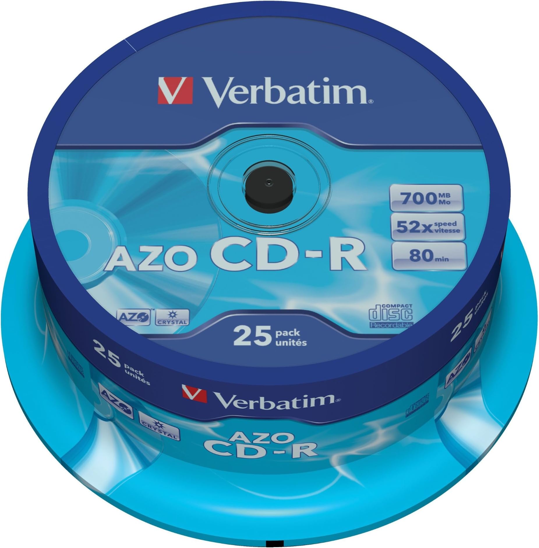 Verbatim CD-R Extra Protection, 700 MB di archiviazione dati CD vergini ...