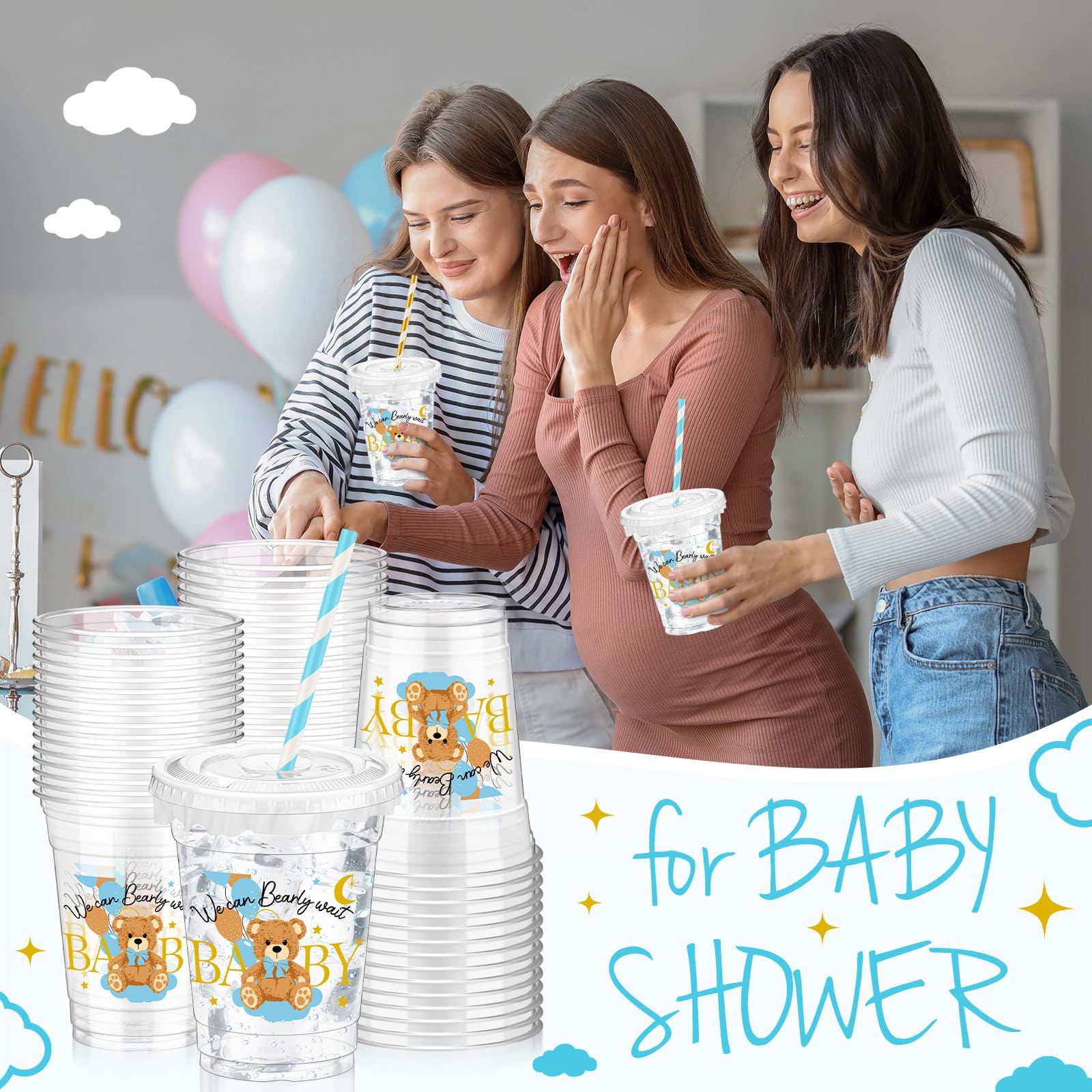 Cute Baby Shower Plastic Cups Baby Shower Food Ideas: Delicious & Easy