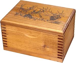 Amazon.com : Evans Sports Mini Ammo Box, Deer/Elk Tribute : Gun ...