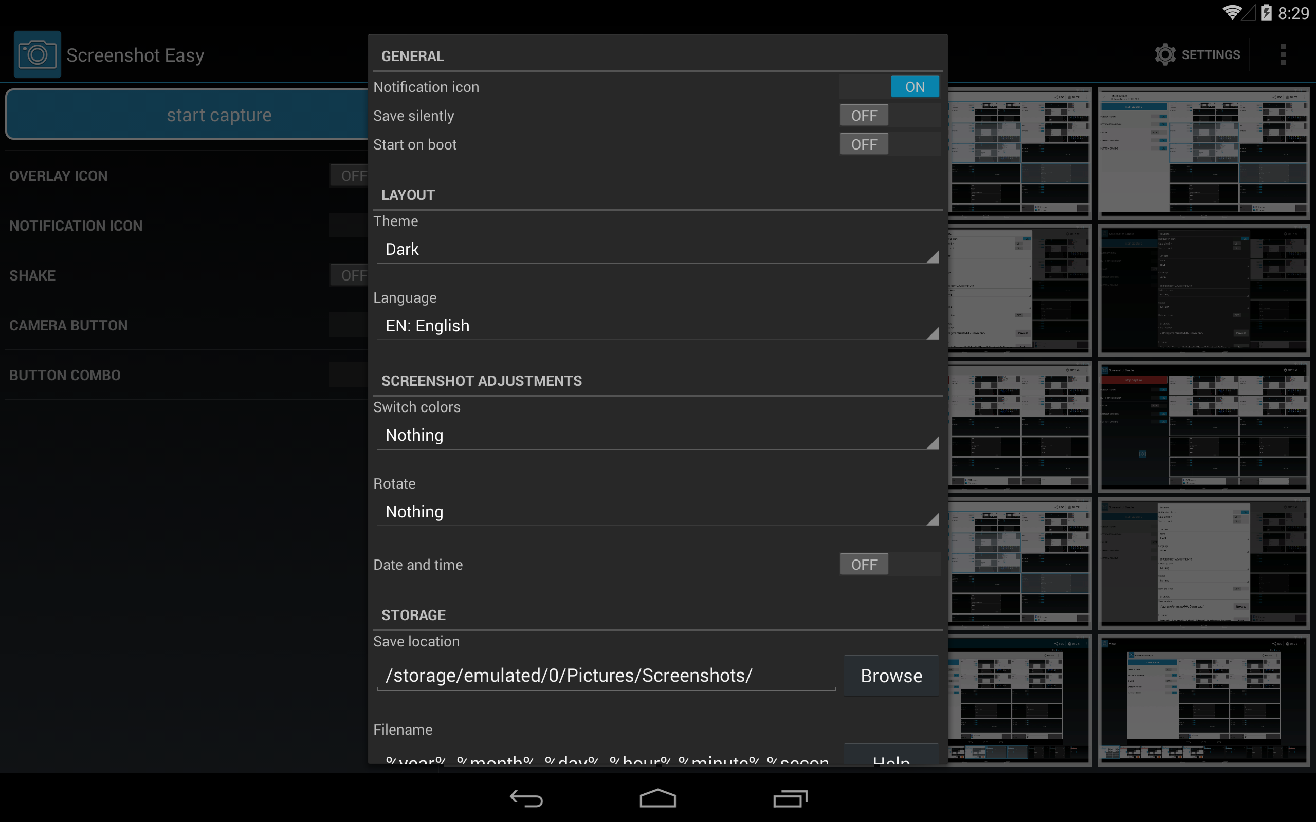 Screenshot Easy - App on Amazon Appstore