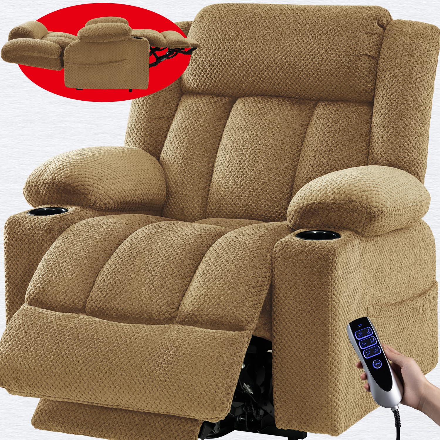 Amazon.com: Neioml Triple Motor Large-Wide Power Lift Recliner Chair ...