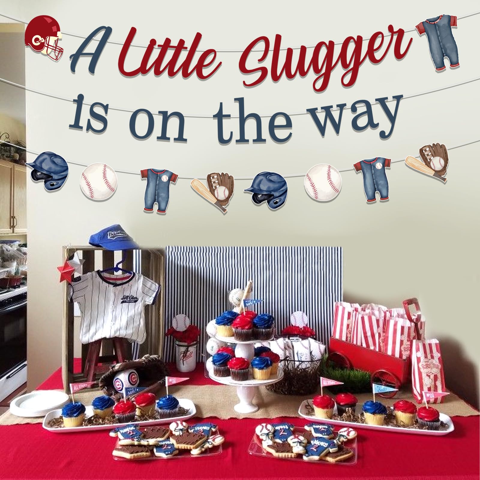 Baseball Themed Baby Shower Ideas Baseball Decorations For Party Sold