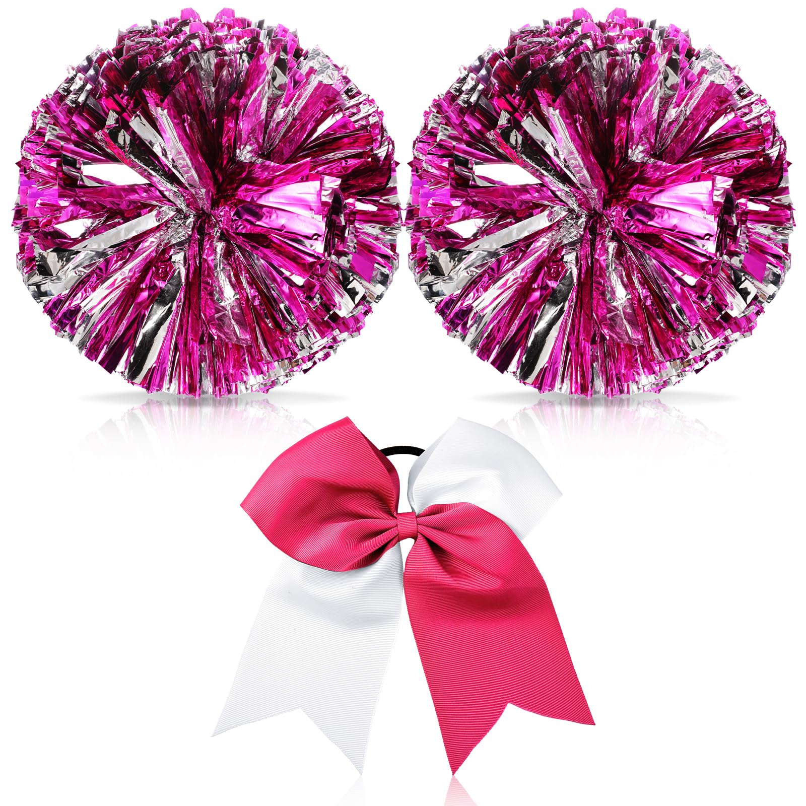 Snapklik.com : Hanaive Cheerleading Pom Poms And Large Cheerleader Hair ...
