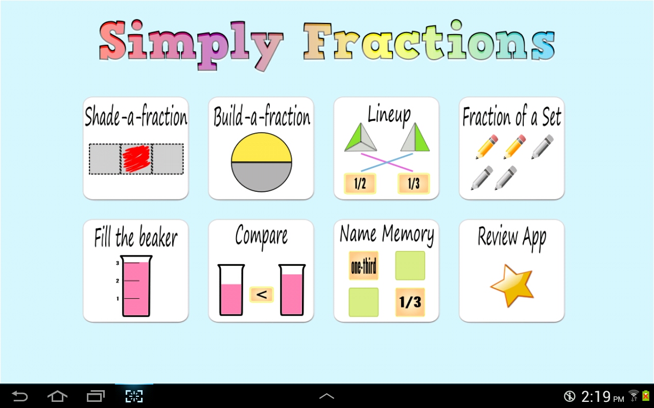 Simply Fractions, Math Basics - App on Amazon Appstore