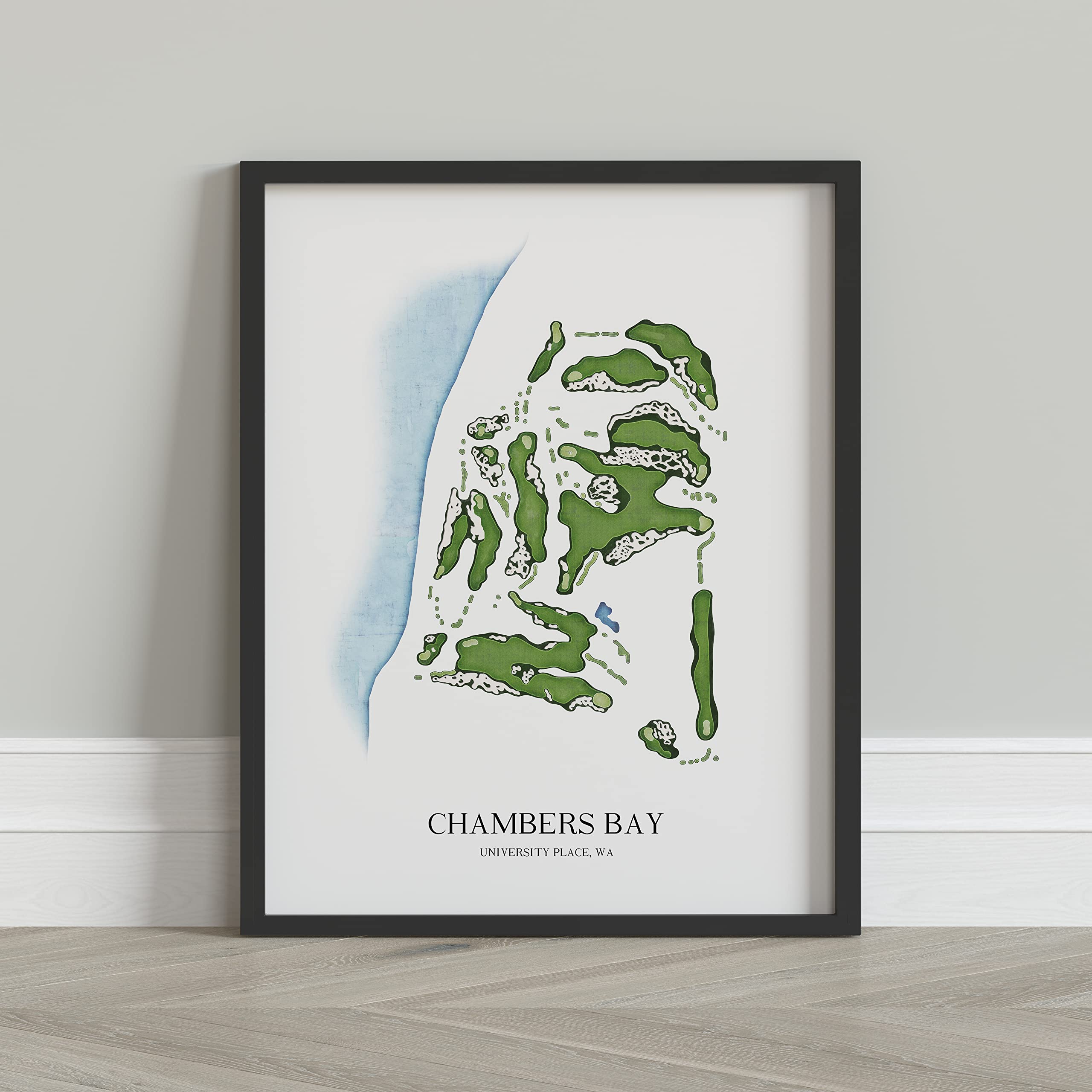 Chambers Bay Course Layout