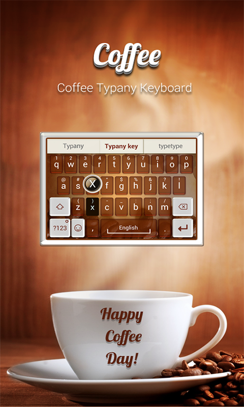 Coffee Time Theme&Emoji Keyboard:Amazon.de:Appstore for Android
