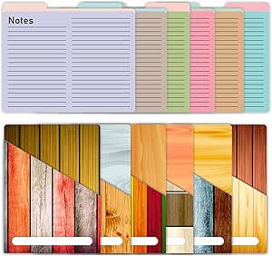 Amazon.com : PARTH IMPEX Decorative Line File Folder and Wood Pattern ...