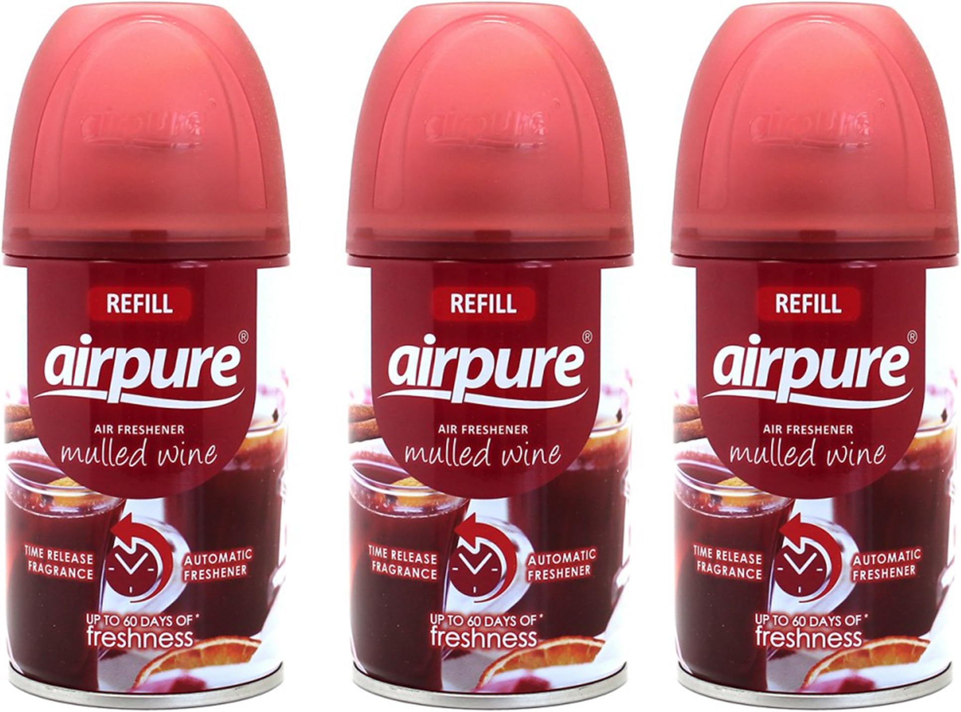 AIRSENZ Air Freshener Aerosol Refill Cans - Automatic Spray Dispenser ...