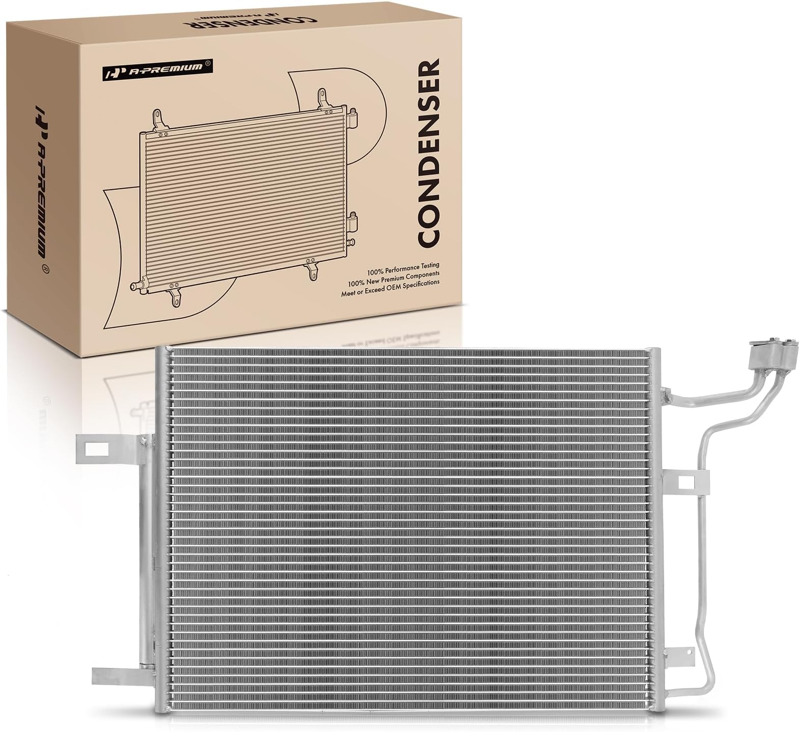 Amazon.com: A-Premium Air Conditioning A/C Condenser Compatible with ...