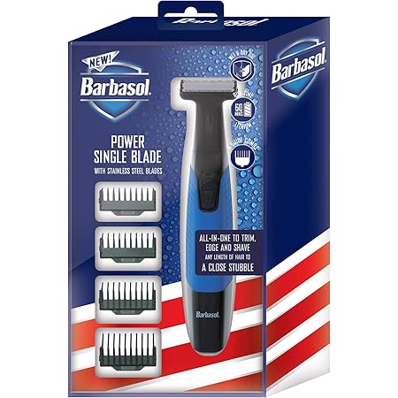 Amazon.com: Barbasol Rechargeable Electric Wet and Dry Single Blade ...