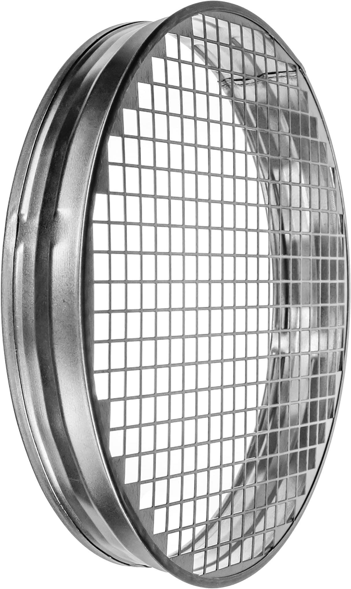 HVAC OV Galvanized Metal Duct End Cap - 4 Inch Fit with Mesh ...