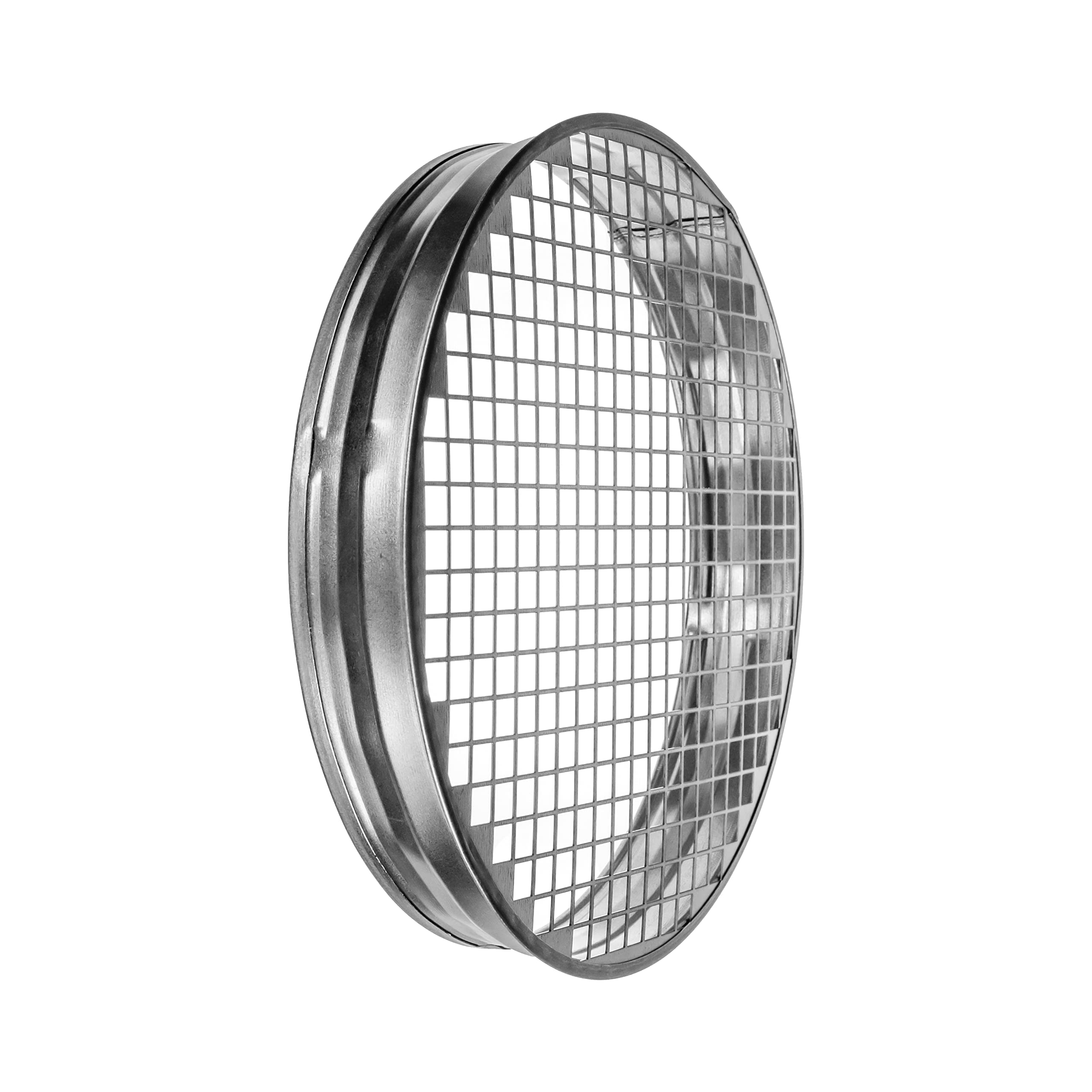 HVAC OV Galvanized Metal Duct End Cap - 12 Inch Fit with Mesh ...