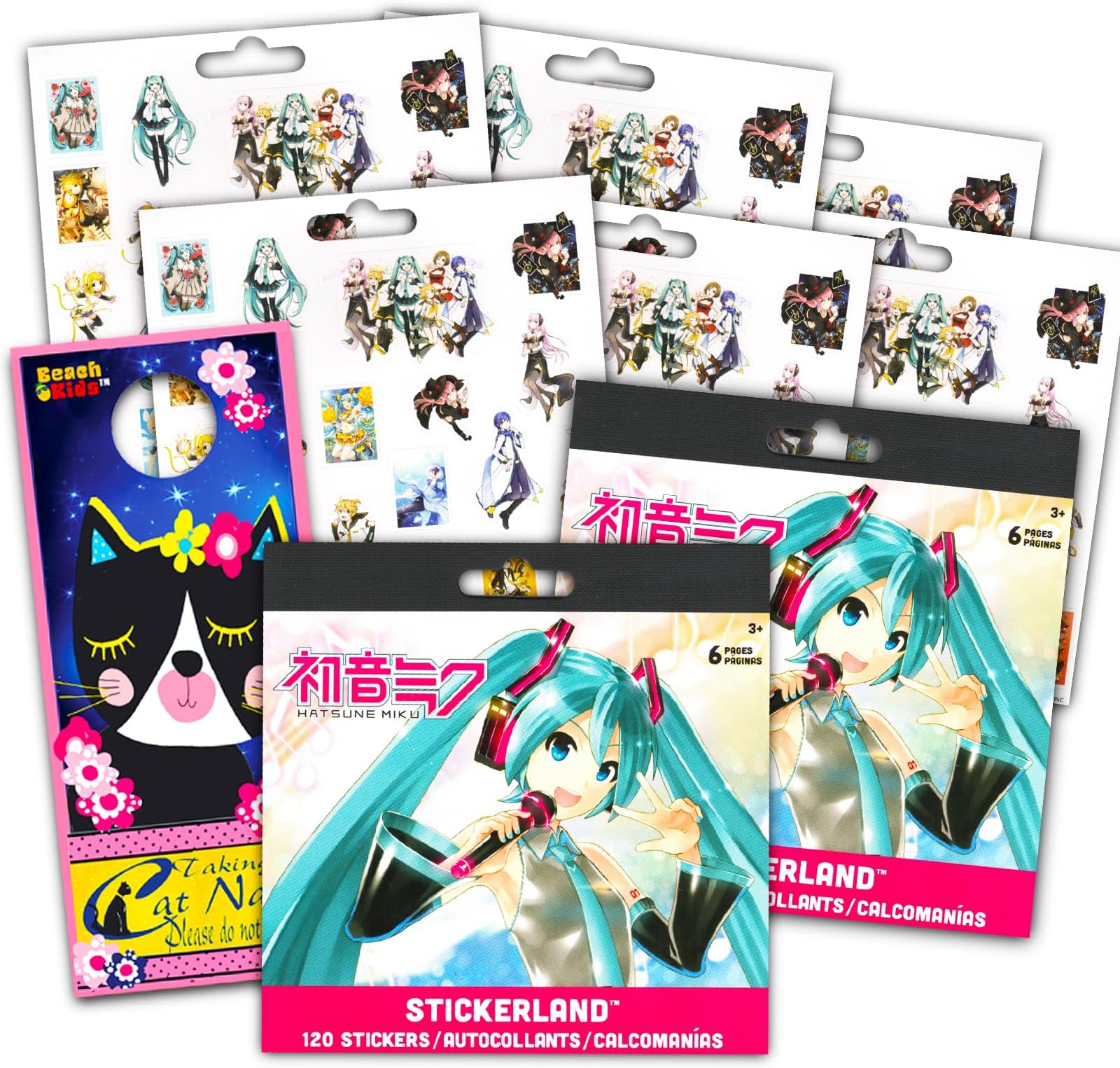 Amazon.com: Japenese Anime Hatsune Miku Sticker Pack Bundle ~ 240 ...