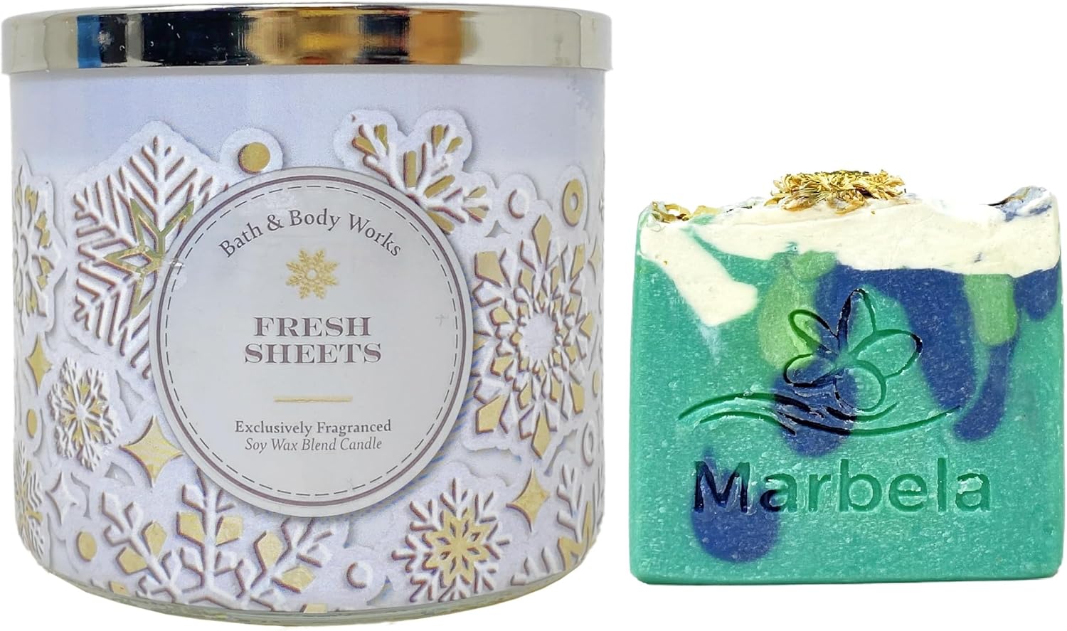Amazon.com: Bath & Body Works Fresh Sheets 3-Wick Scented Candle with ...