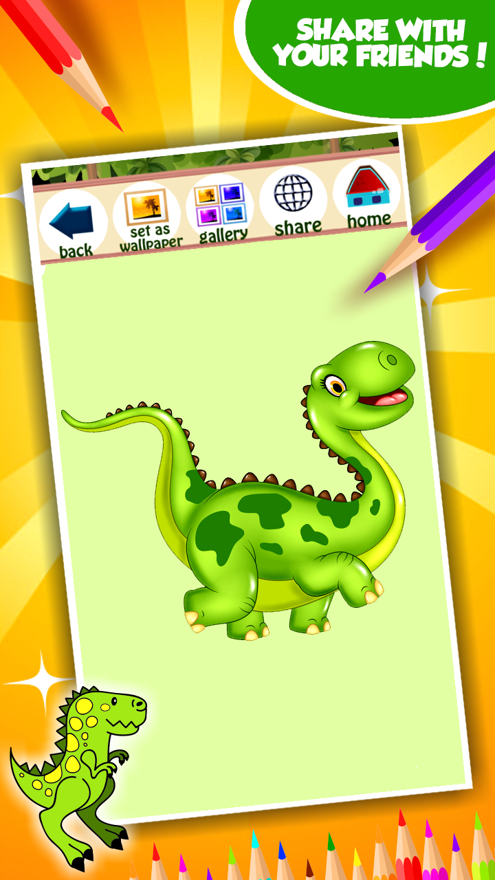Dinosaur Coloring Book - App on Amazon Appstore
