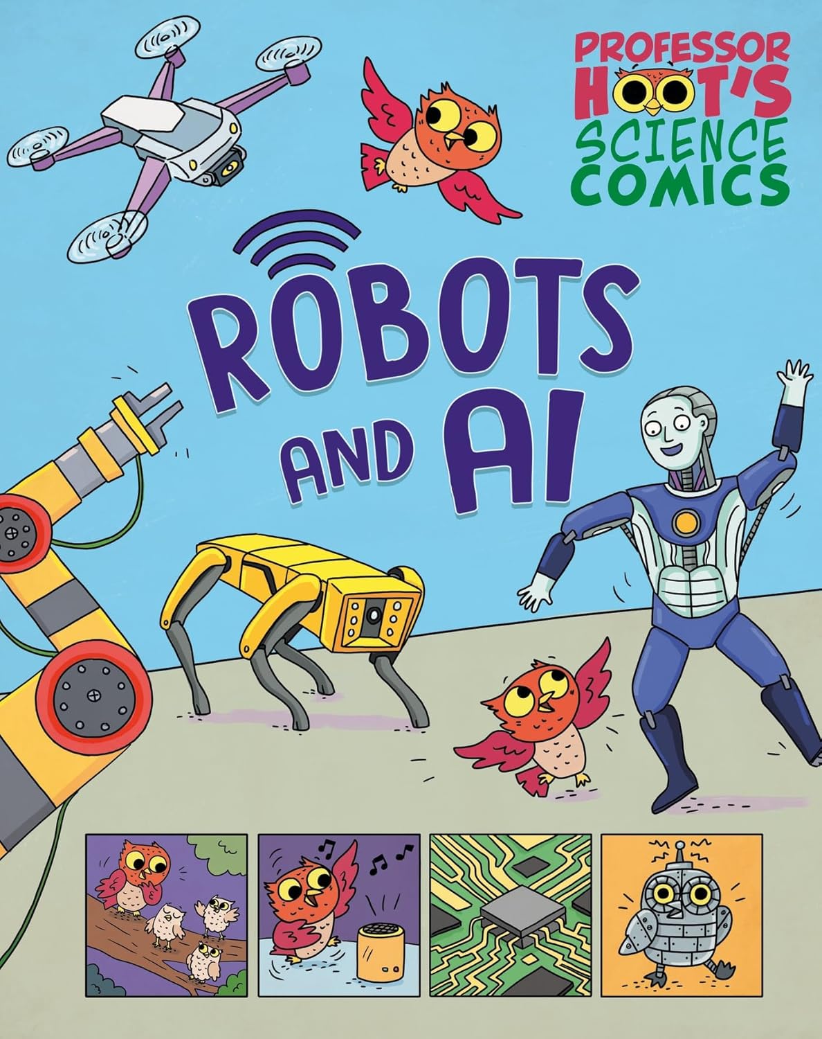 Amazon.com: Robots and AI (Professor Hoot's Science Comics Book 2 ...