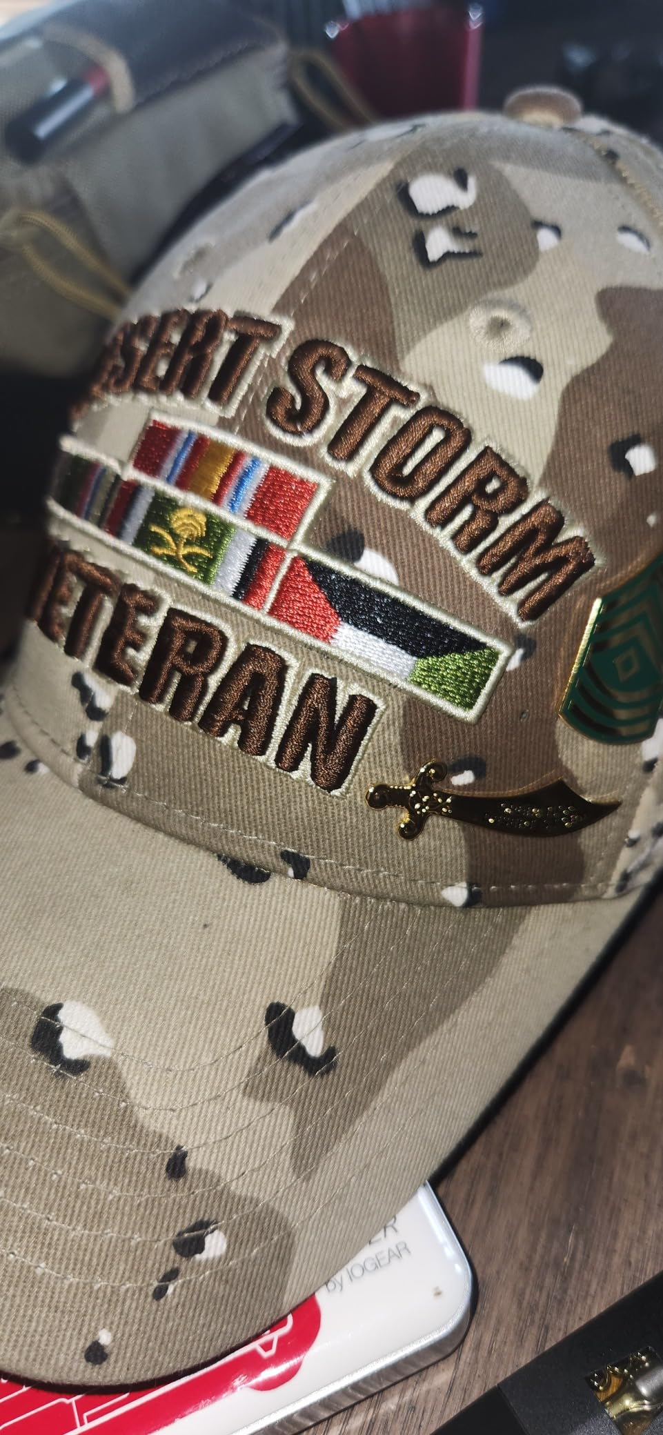 Amazon.com: OPERATION DESERT STORM SWORD LAPEL PIN OR HAT PIN - Size 1 ...