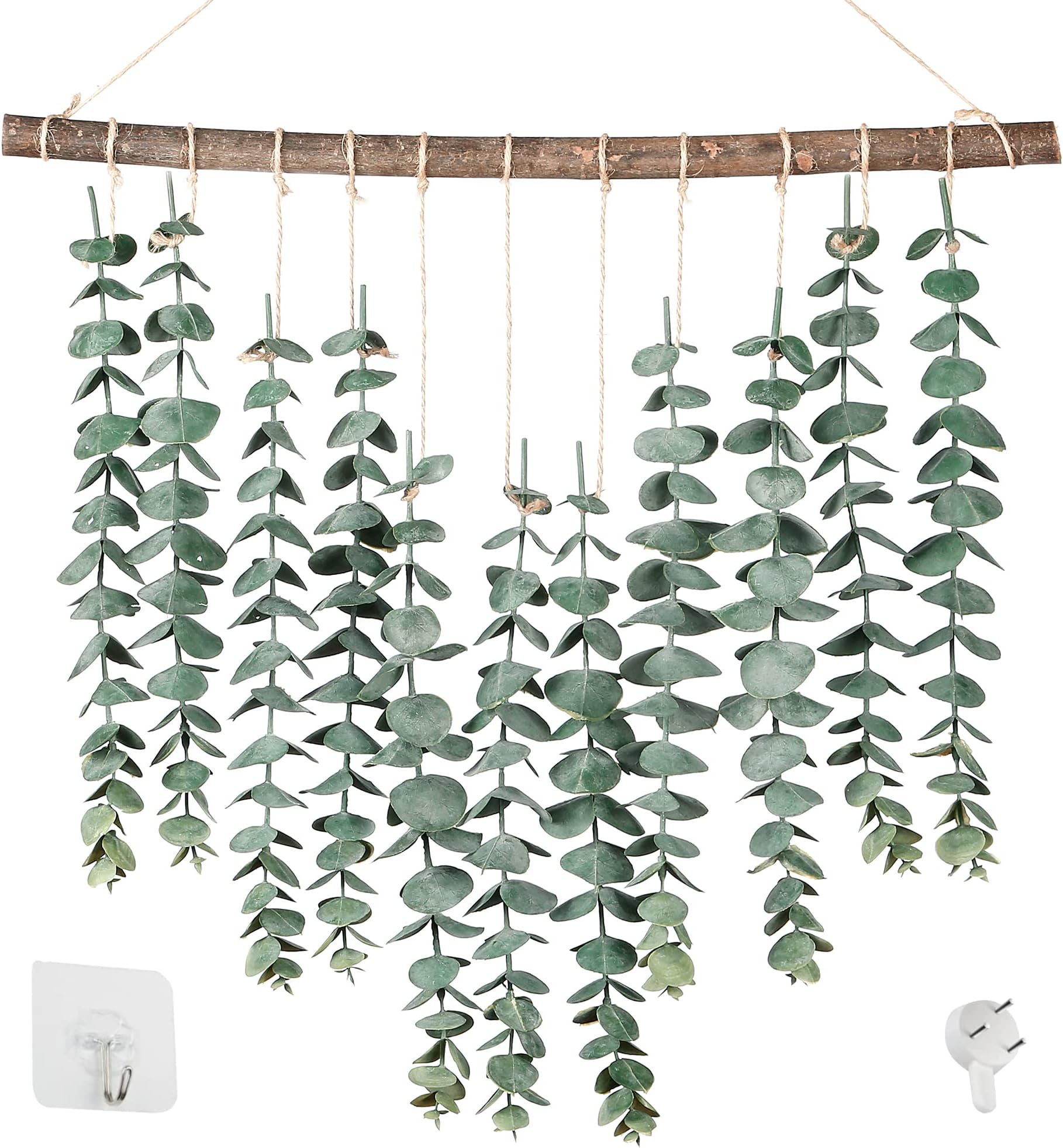 Amazon.com: Doubay Eucalyptus Wall Decor Hanging Greenery Plants Boho ...