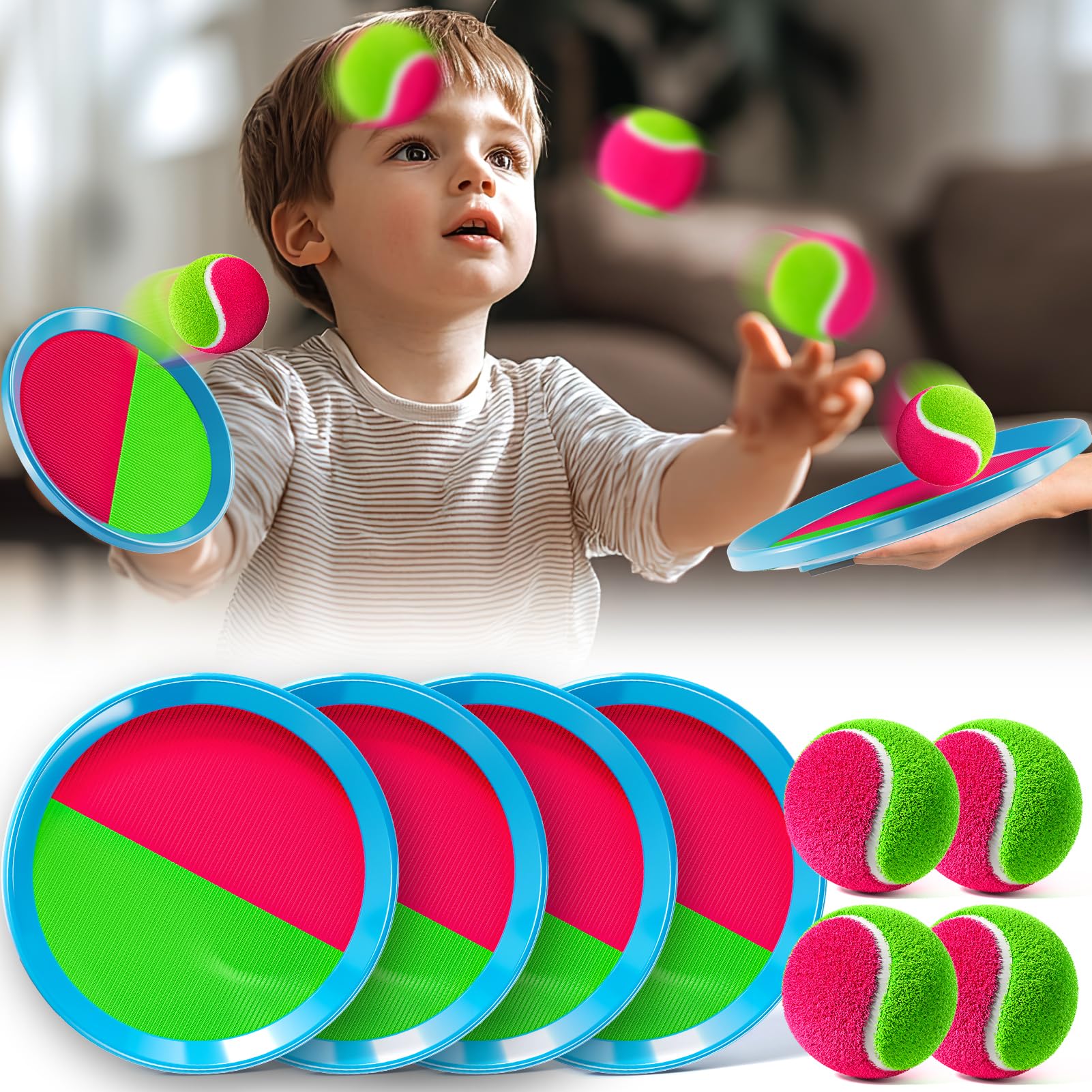 Snapklik.com : WATUDOU Toss And Catch Balls Game For Kids, Outdoor Toys ...