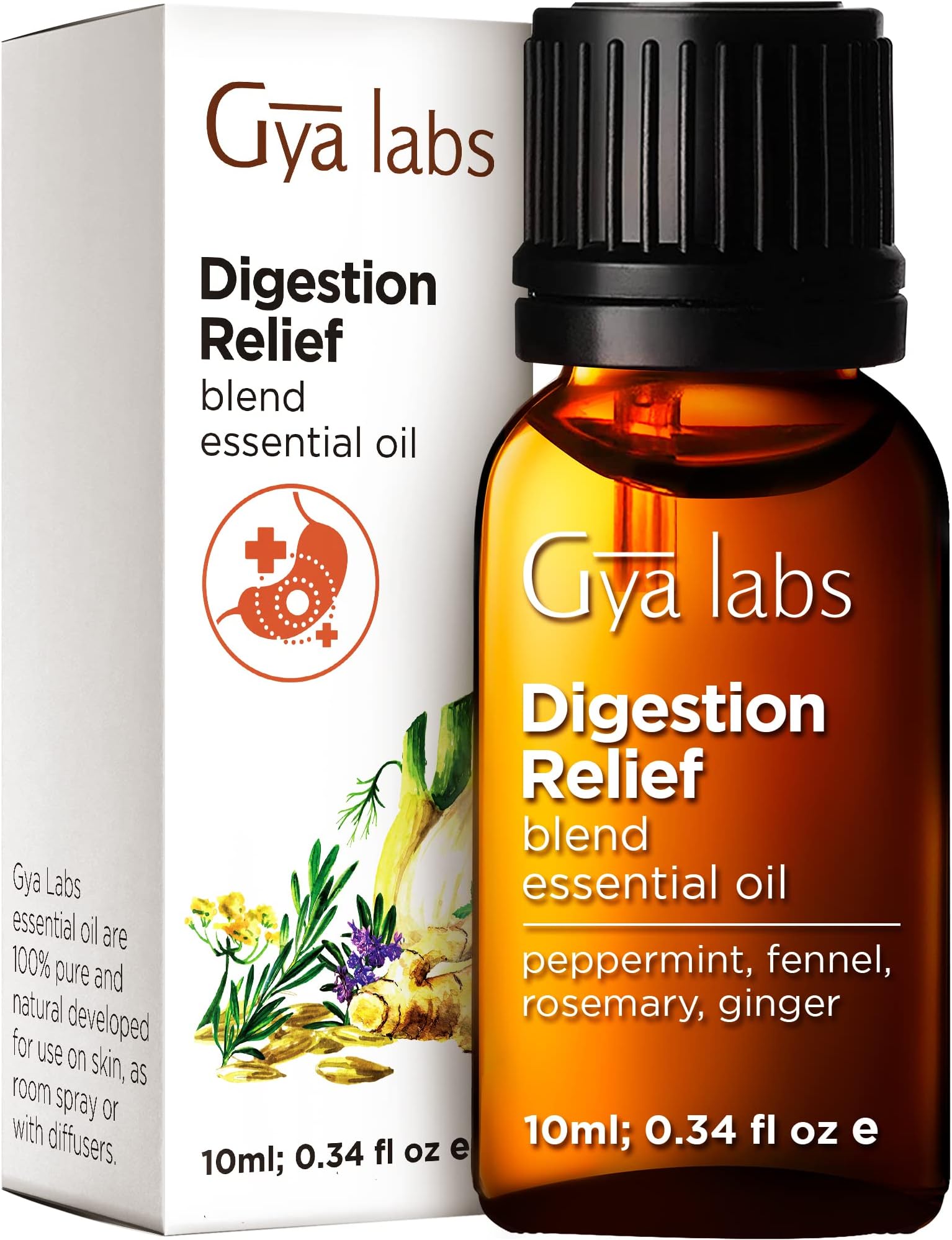 Amazon.com: Edens Garden Digest Ease Essential Oil Blend, 100% Pure ...