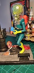 Amazon.com: Mars Attacks Martian Figure : Toys & Games
