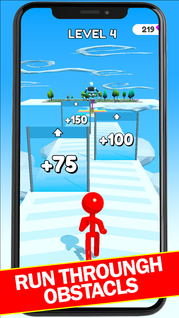 Tall Man Runner Race Blob Run Challenge: Run Tall and Thick Fatty Man Adventure Game - App on ...