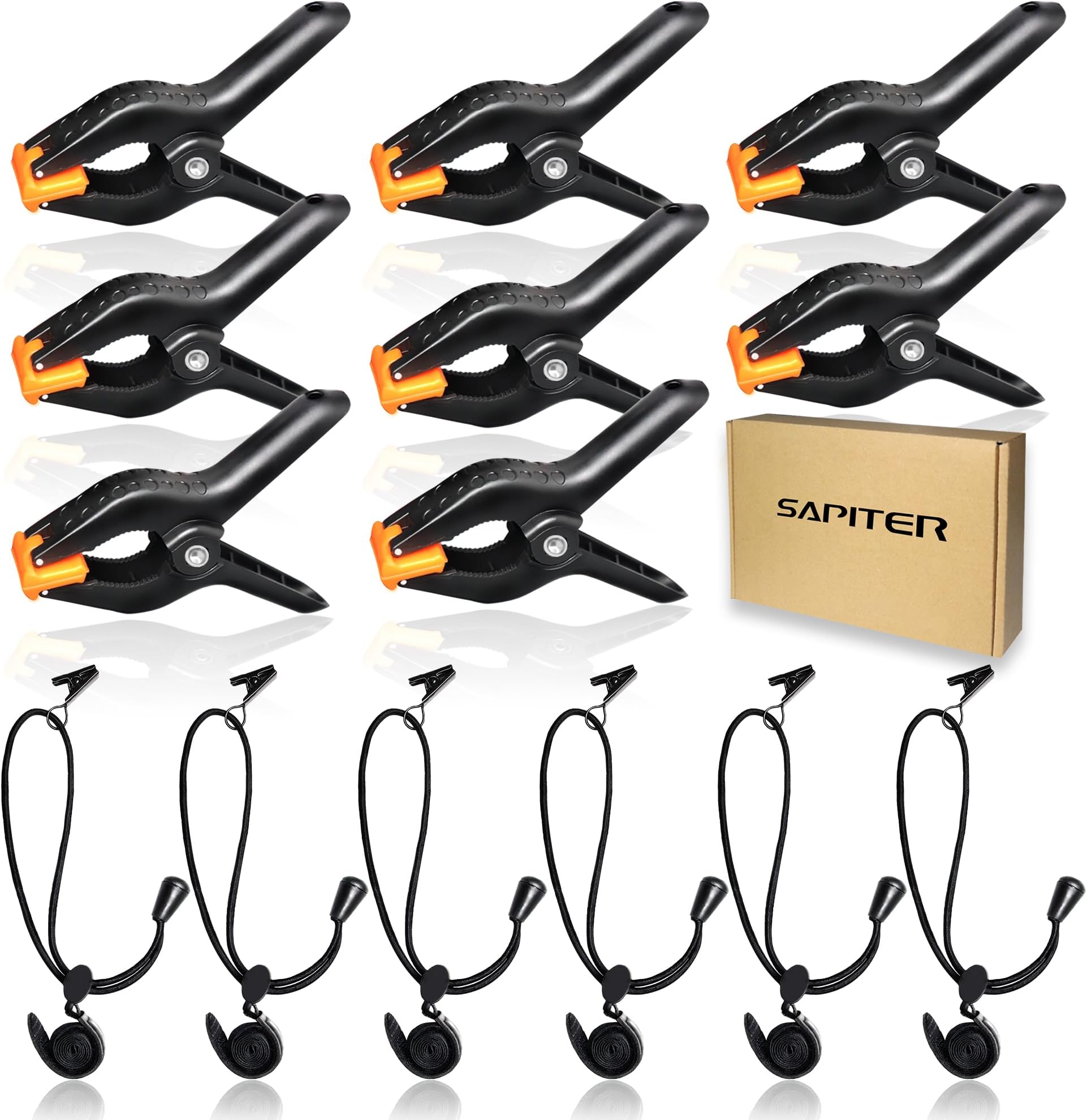 Amazon.com: Background Backdrop Clips Clamps Holder for Photo Video ...