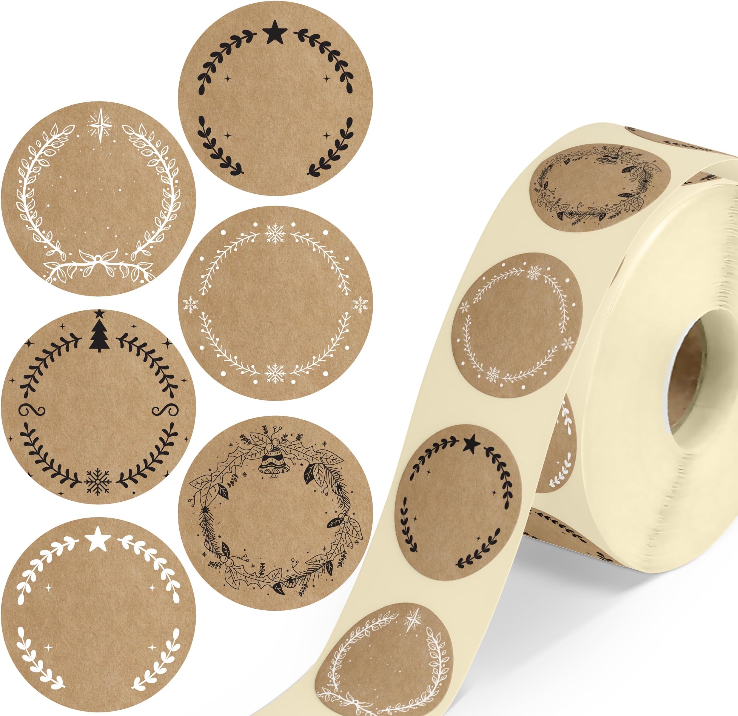 Aufkleber für Weihnachten (48 Sticker) - Weihnachtsaufkleber zum ...