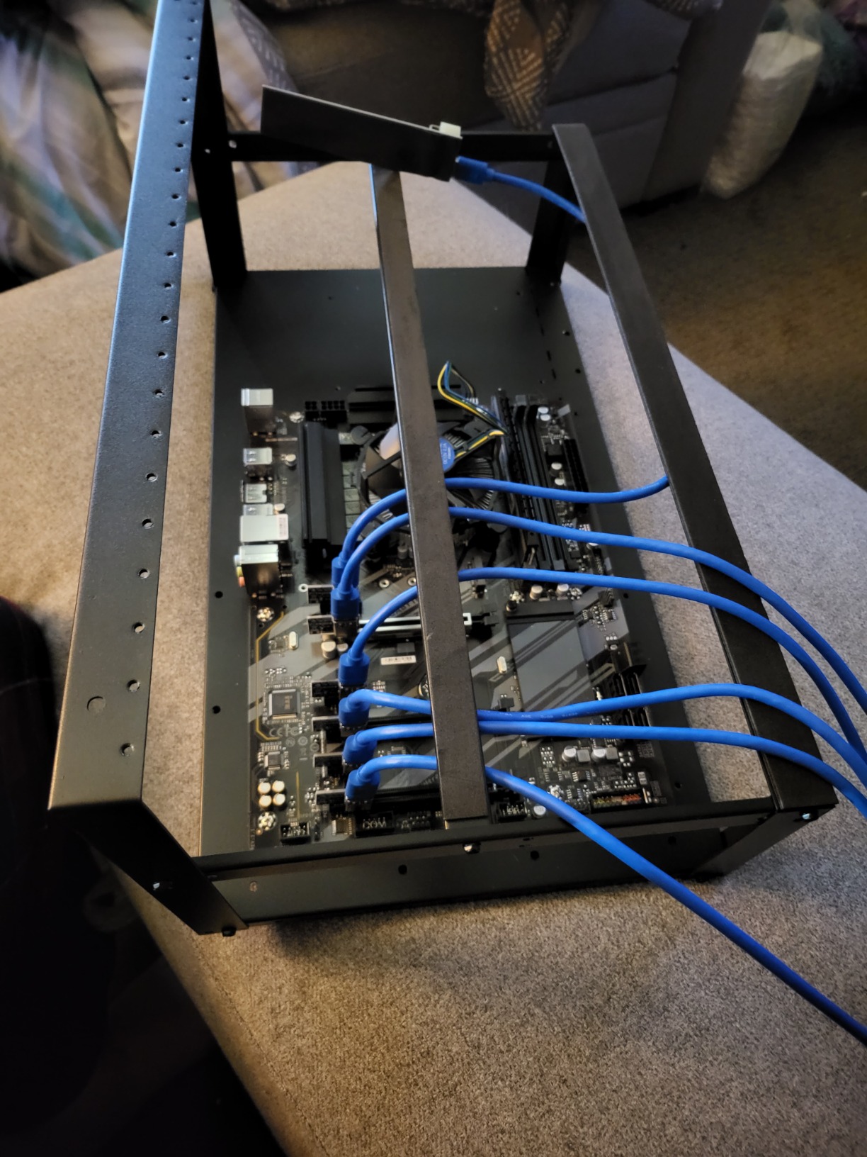 $12/mo - Finance Kingwin 8 GPU Miner Rig Case Frame – Premium Stackable ...